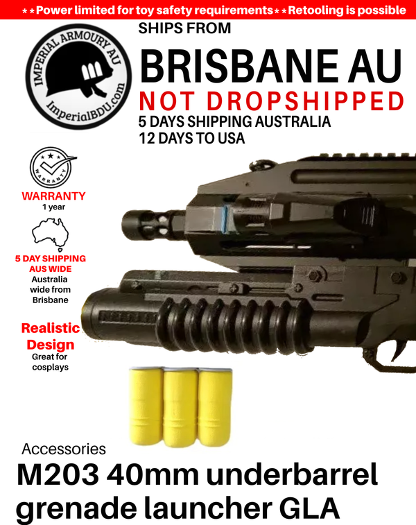 M203 40mm underbarrel grenade launcher - Australia / USA – Imperial ...