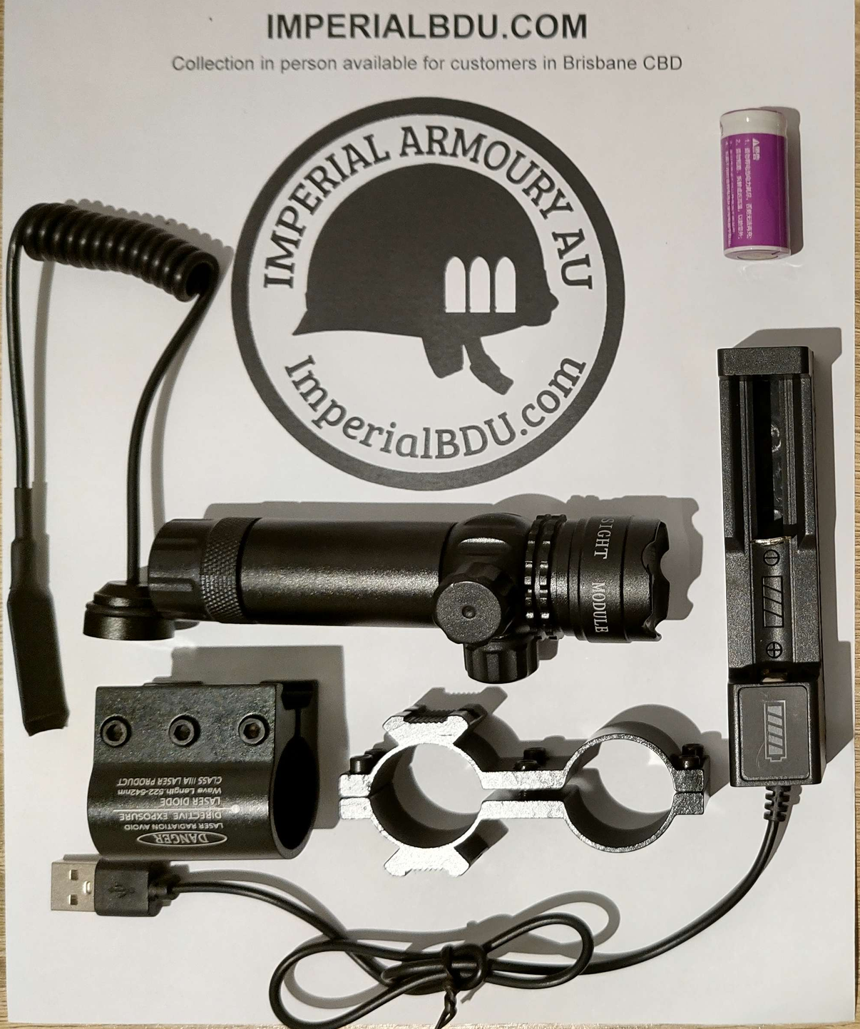 Assault Rifle 5mW Red Laser scope attachment, red dot laser sight ...