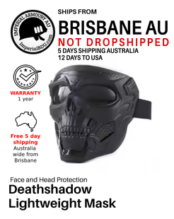 Death Shadow Lightweight Armored Mask Skull - Australia USA – Imperial ...