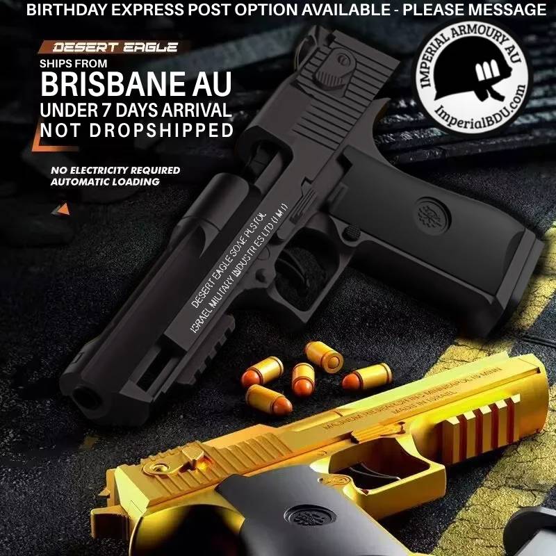 Black Desert Eagle - Toy Model (8+) FREE SHIPPING 7 DAYS AUSTRALIA WID ...