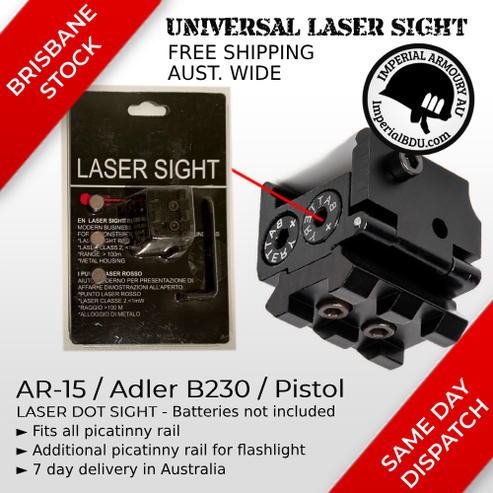 UNIVERSAL Laser Dot Sight For Rifles, Pistols, AR-15, Adler B220/230 ...