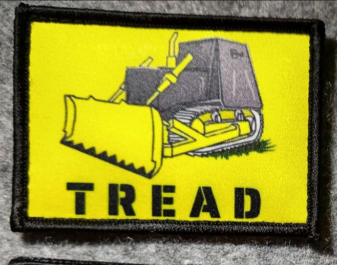 Killdozer: TREAD shoulder patch - Free International Shipping ...