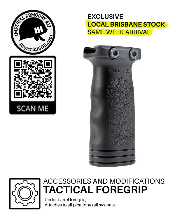 Tactical Foregrip for Rifles / Gel Blasters - One size fits all - Aust ...